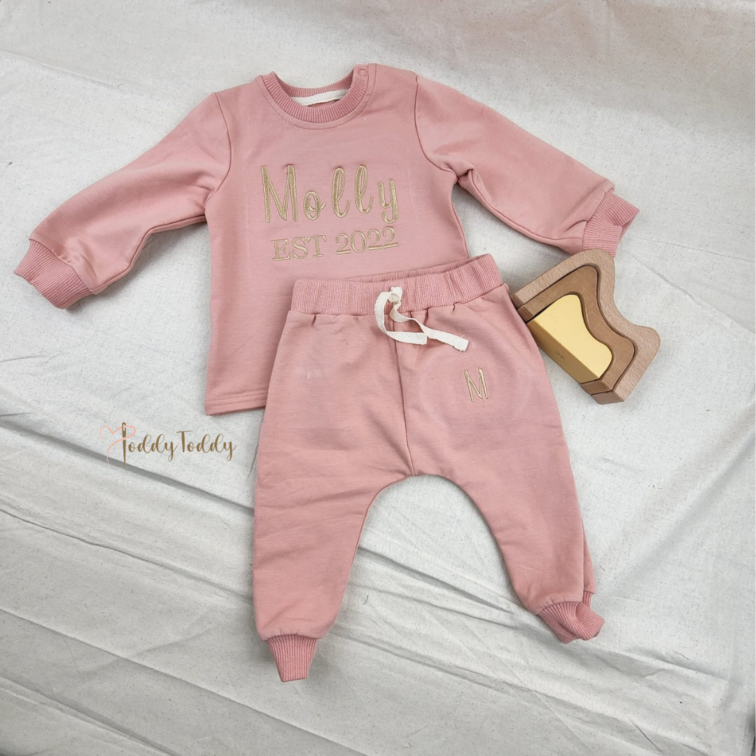 Personalised Baby Track Suits – PODDYTODDY EMBROIDERY